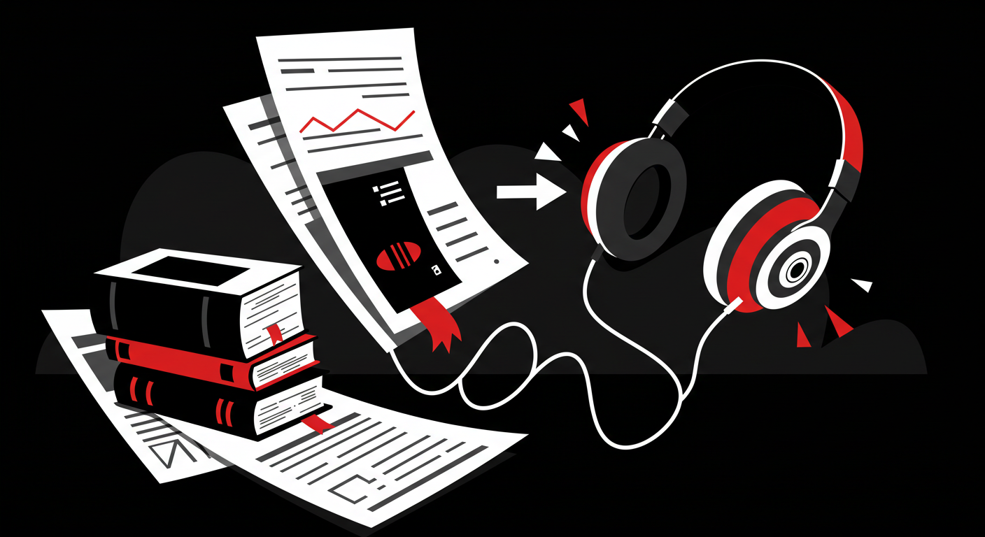 Turn Any Study Material Into an Audiobook
